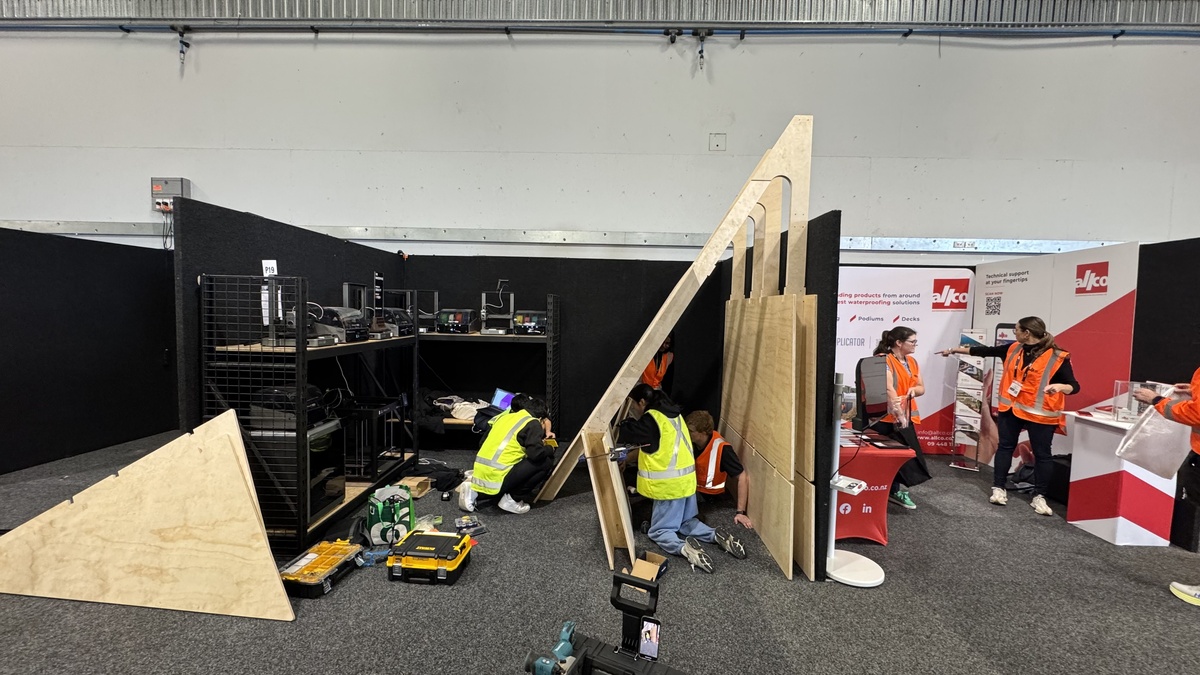Unitec students’ design explorations at BuildNZ | Architecture Now