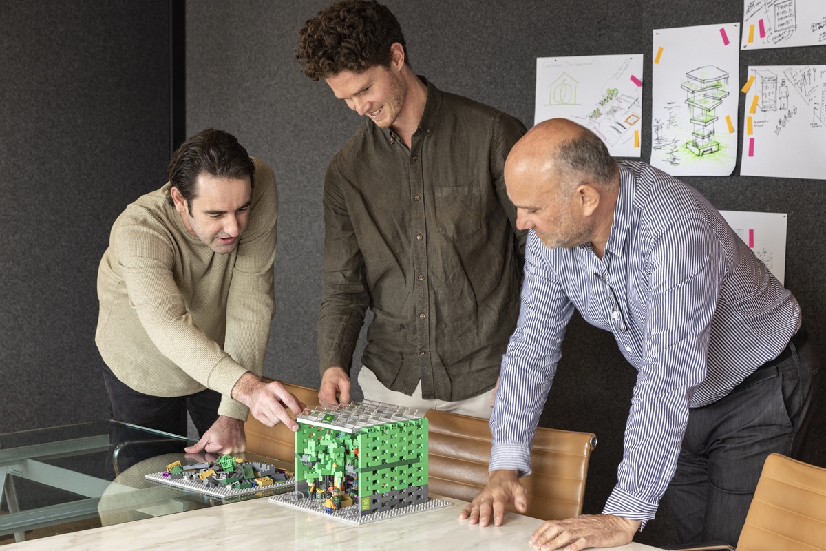 Peddlethorp and Crosson Architects design models with recycled ...