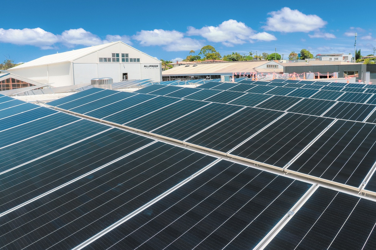 Allproof’s new solar panel install saves 50 tonnes of C02 every year ...