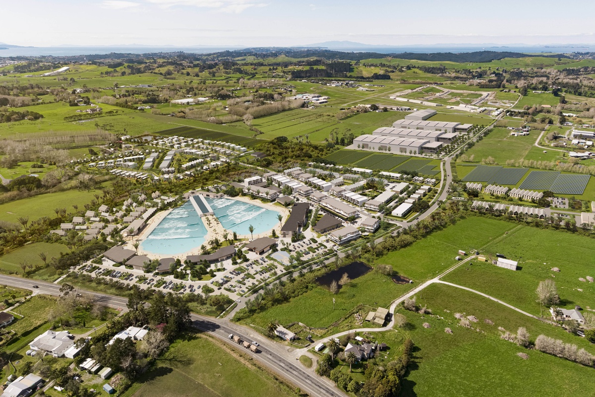 Aventuur shares vision for Auckland Surf Park masterplan | Architecture Now