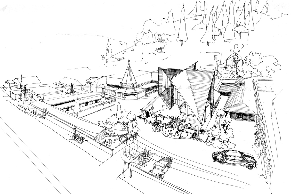 Significant John Scott drawings gifted to library | Architecture Now