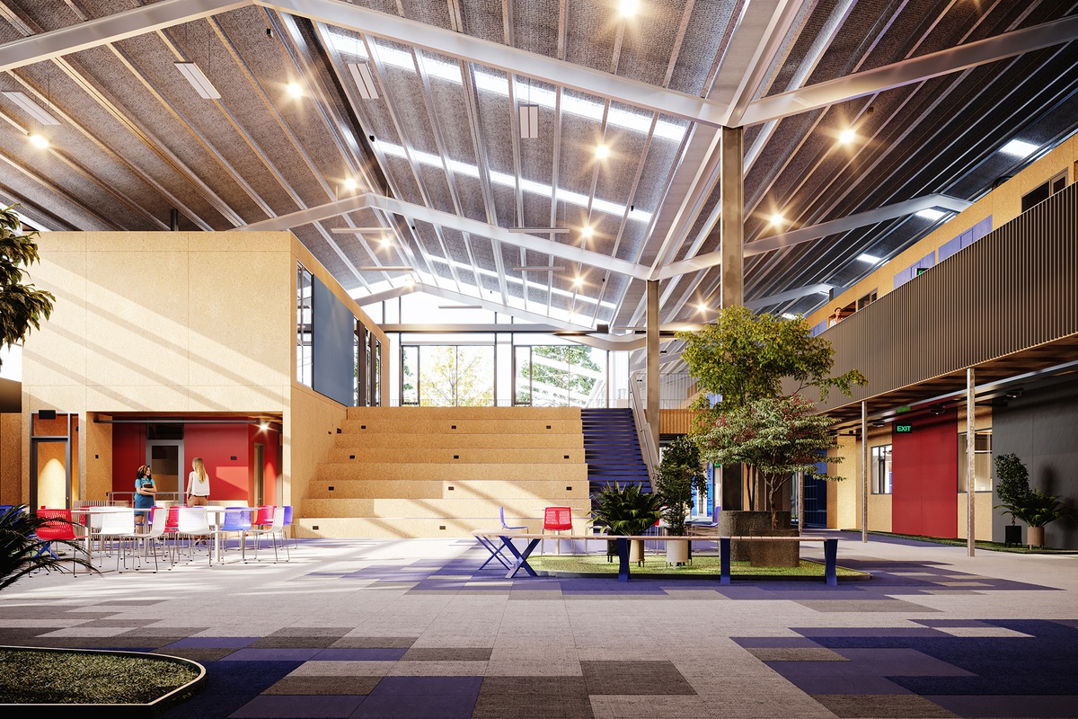 Large-scale reuse for new school campus | Architecture Now